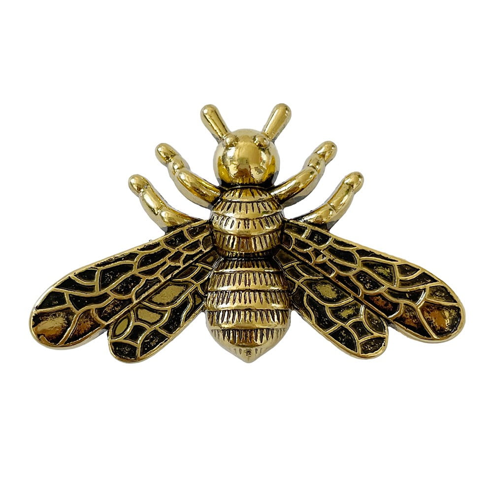 Bee Shape Wardrobe Knob Brass Furniture Handles Door Knobs and Handles ...