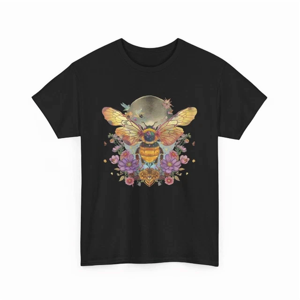 Bee Shirt, Save The Bees Shirt, Honeybee Tee, Boho Bee Blooming Flowers ...