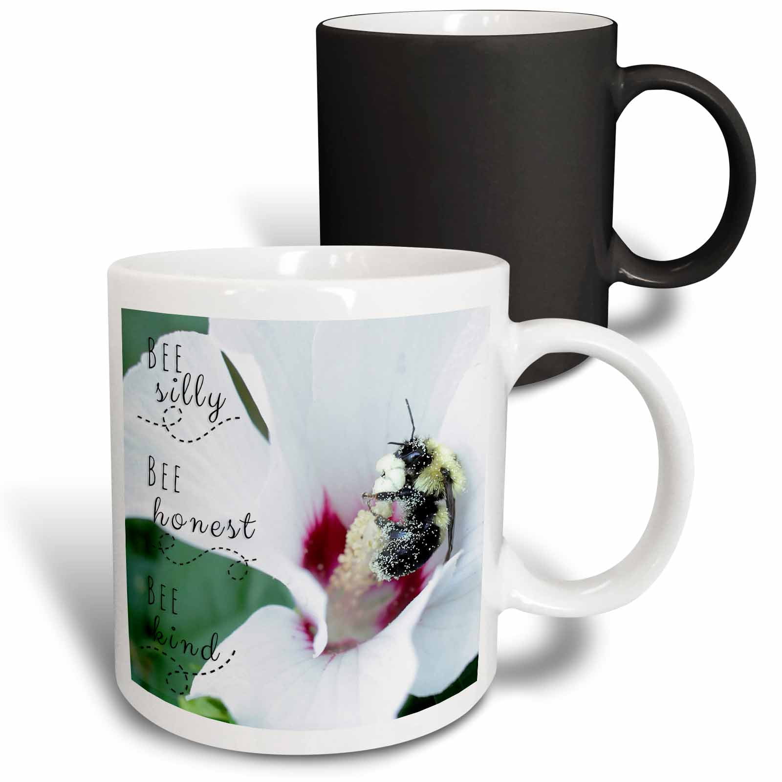 3drose, Bee Silly, Bee Honest, Bee Kind. Photograph of Bee on Rose of ...