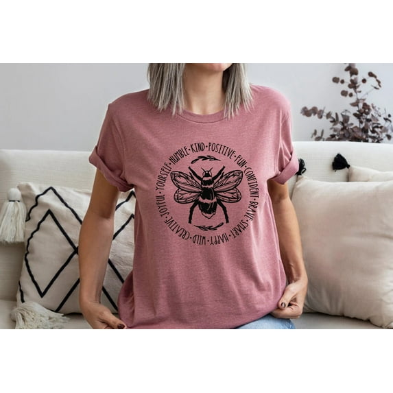 Bee Something Shirt, Be Kind, Stay Positive, Fun, Confident, Happy ...