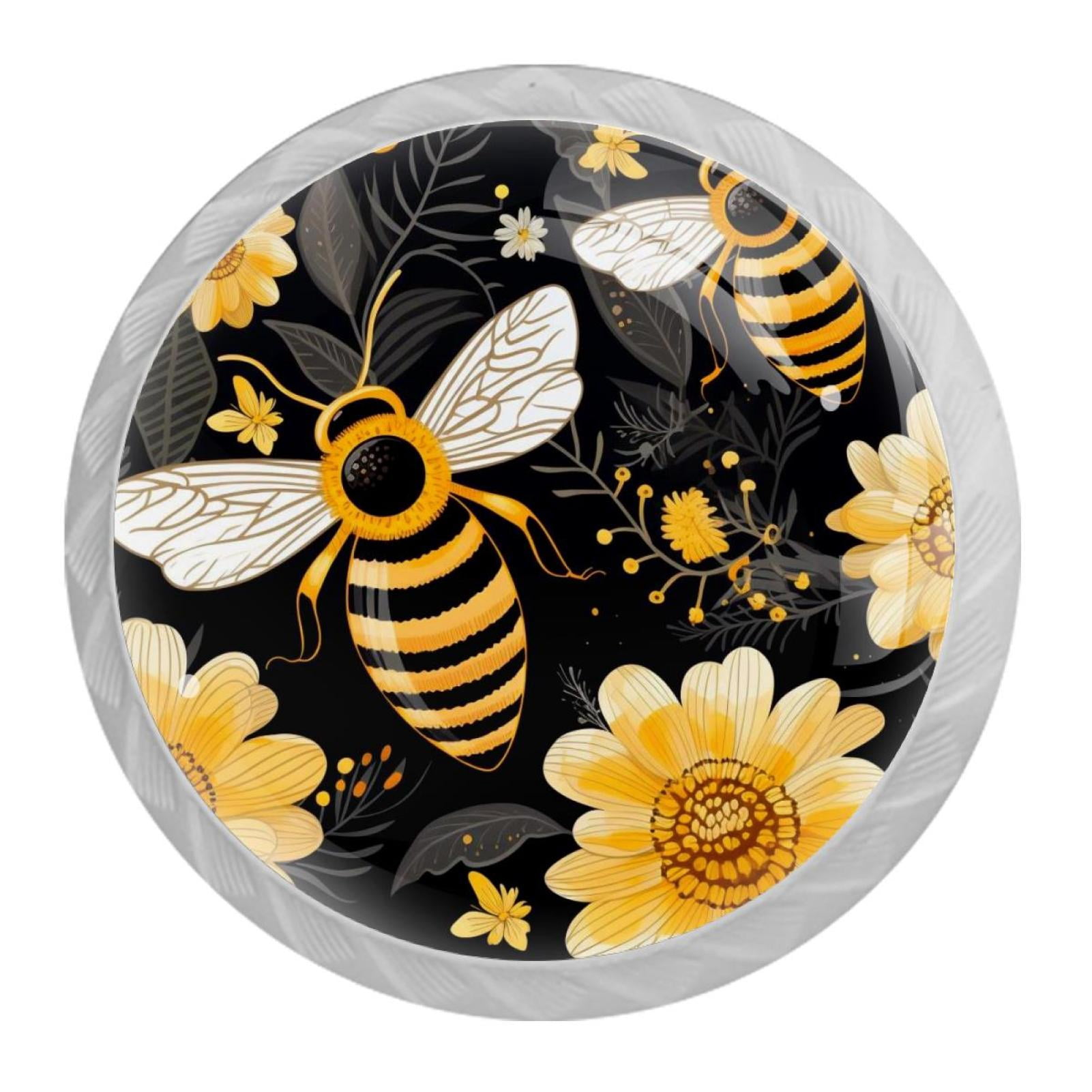 Bee Starry Sky Cartoon Cabinet Knobs, Stainless Steel Kitchen Knobs ...