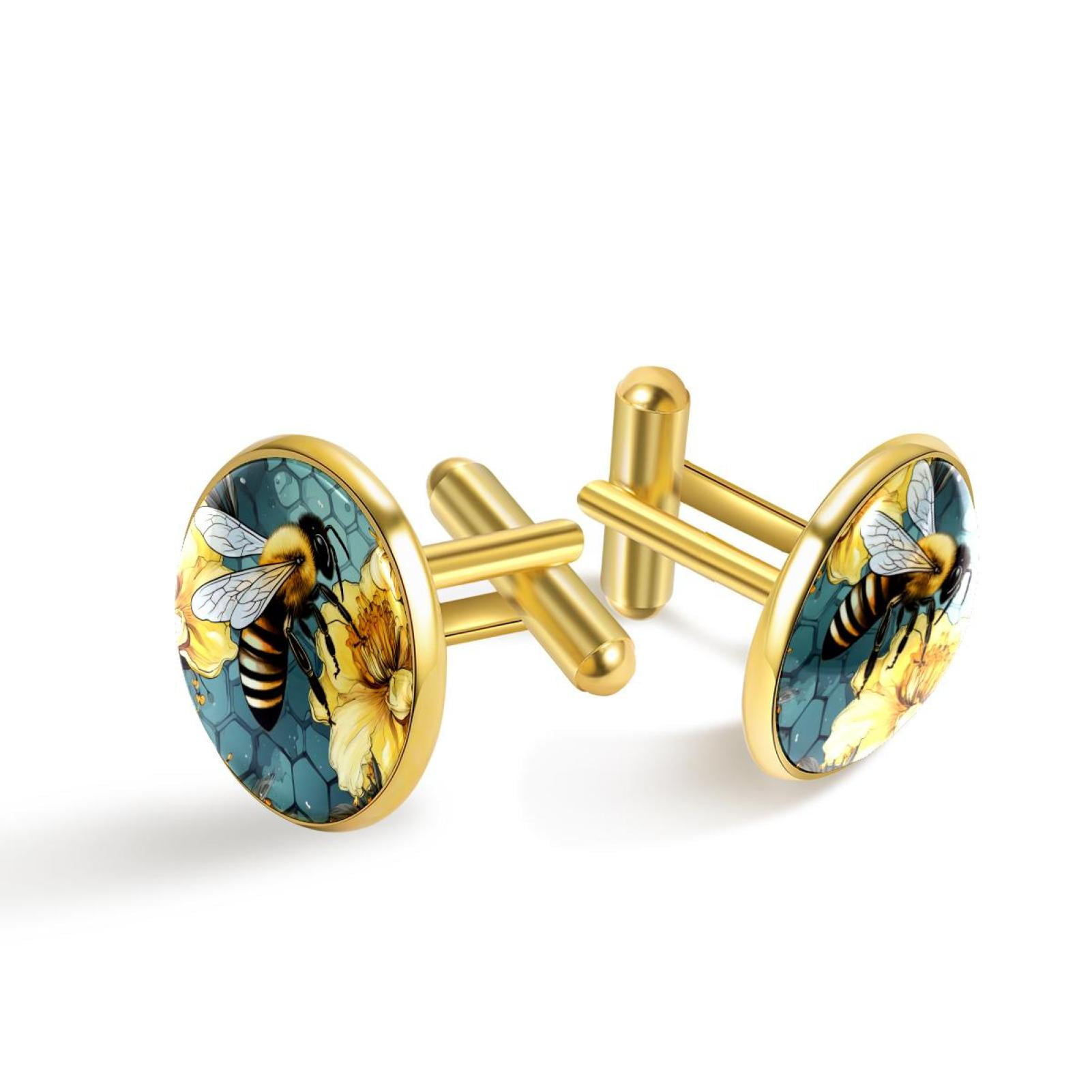Bee Stylish Men's Cufflinks for Formal Attire | Stainless Steel | for ...