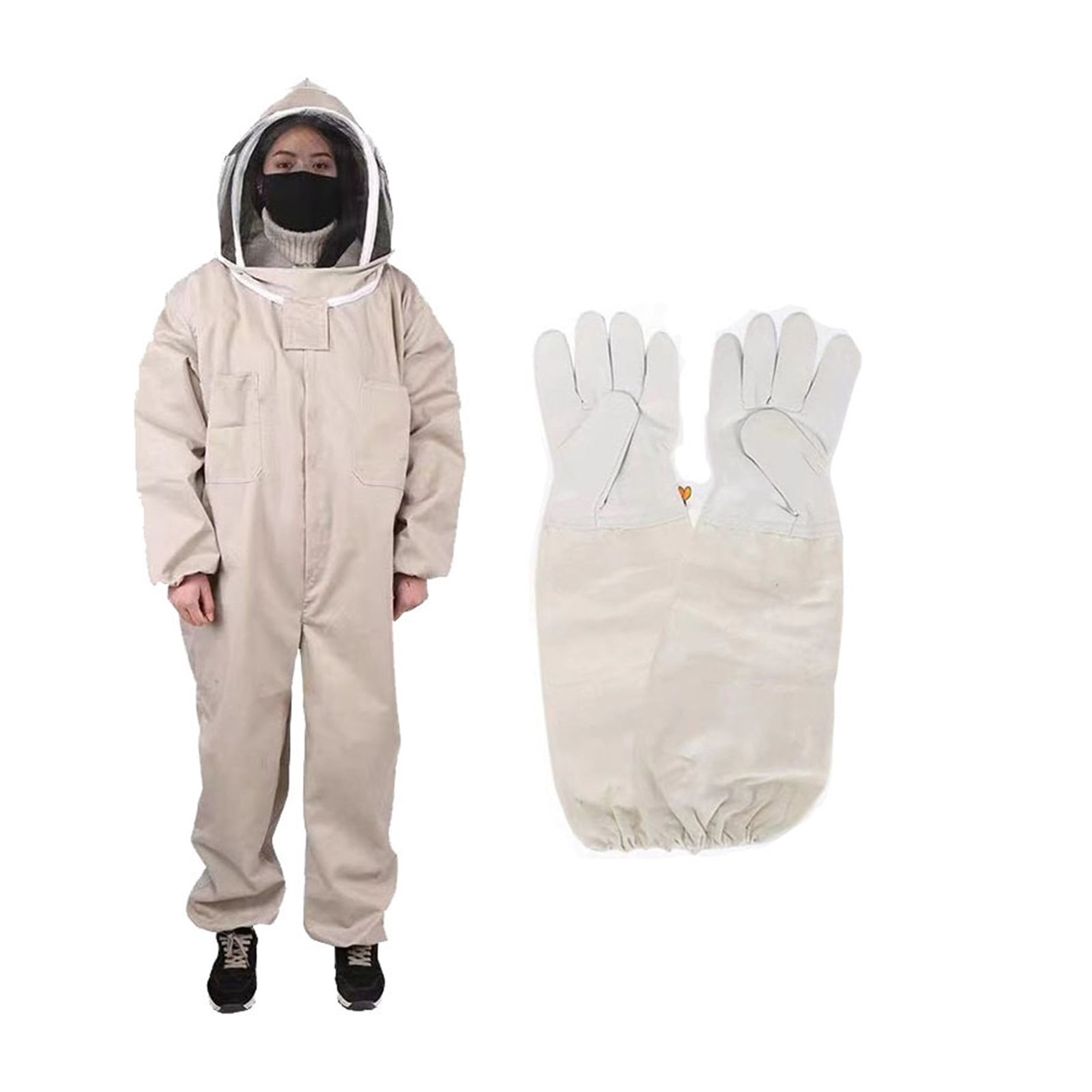 Bee Suit Professional Grade Preferred Fabric Full Body Beekeeping Protective Clothing Beekeeper ...