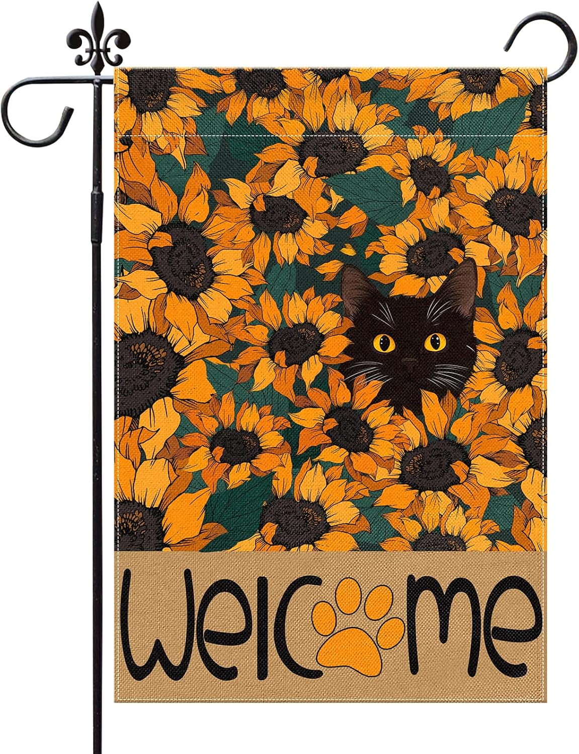 Bee Sunflower Summer Garden Flag 12x18 Inch Double Sided Colorful ...