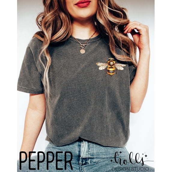 Bee T-Shirt, Pocket Graphic Tee, Beekeeper Gift - Walmart.com