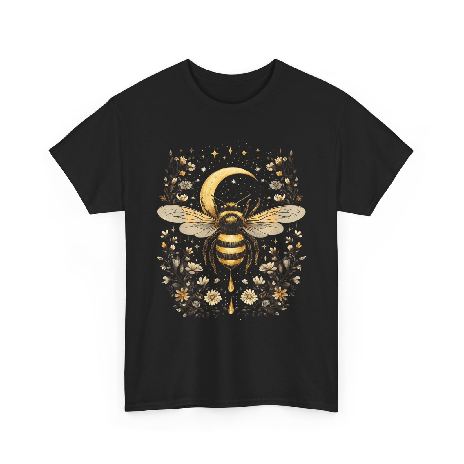 Bee T-Shirt | Save the Bees Shirt | Honeybee Tee | Bee Floral Boho Moon ...