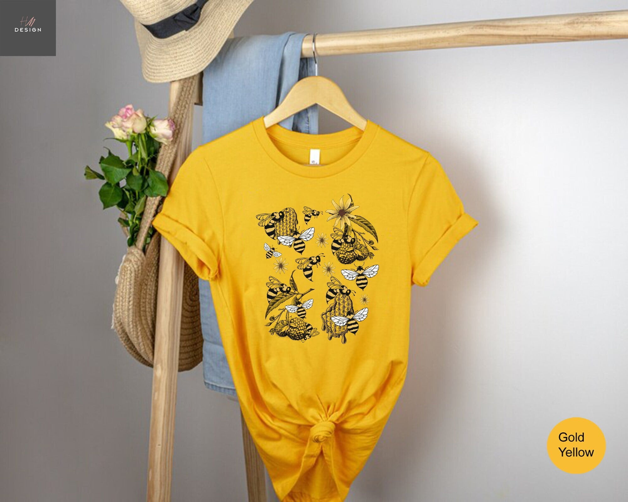 Bee T-shirt, Cute Shirt, Save The Bees Shirt, Insect Shirt, Nature ...