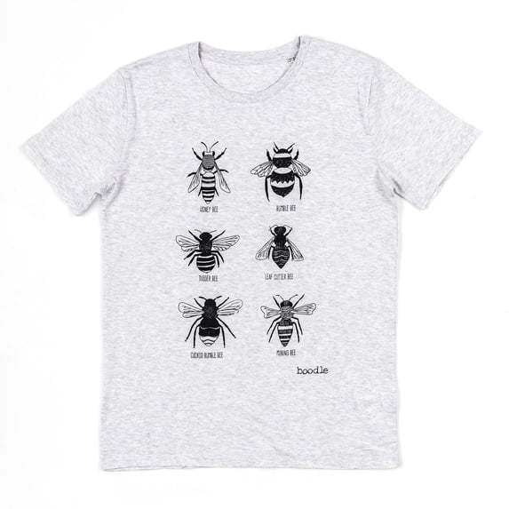 Bee T-shirt, organic menswear, eco-friendly mens t-shirt, animal ...