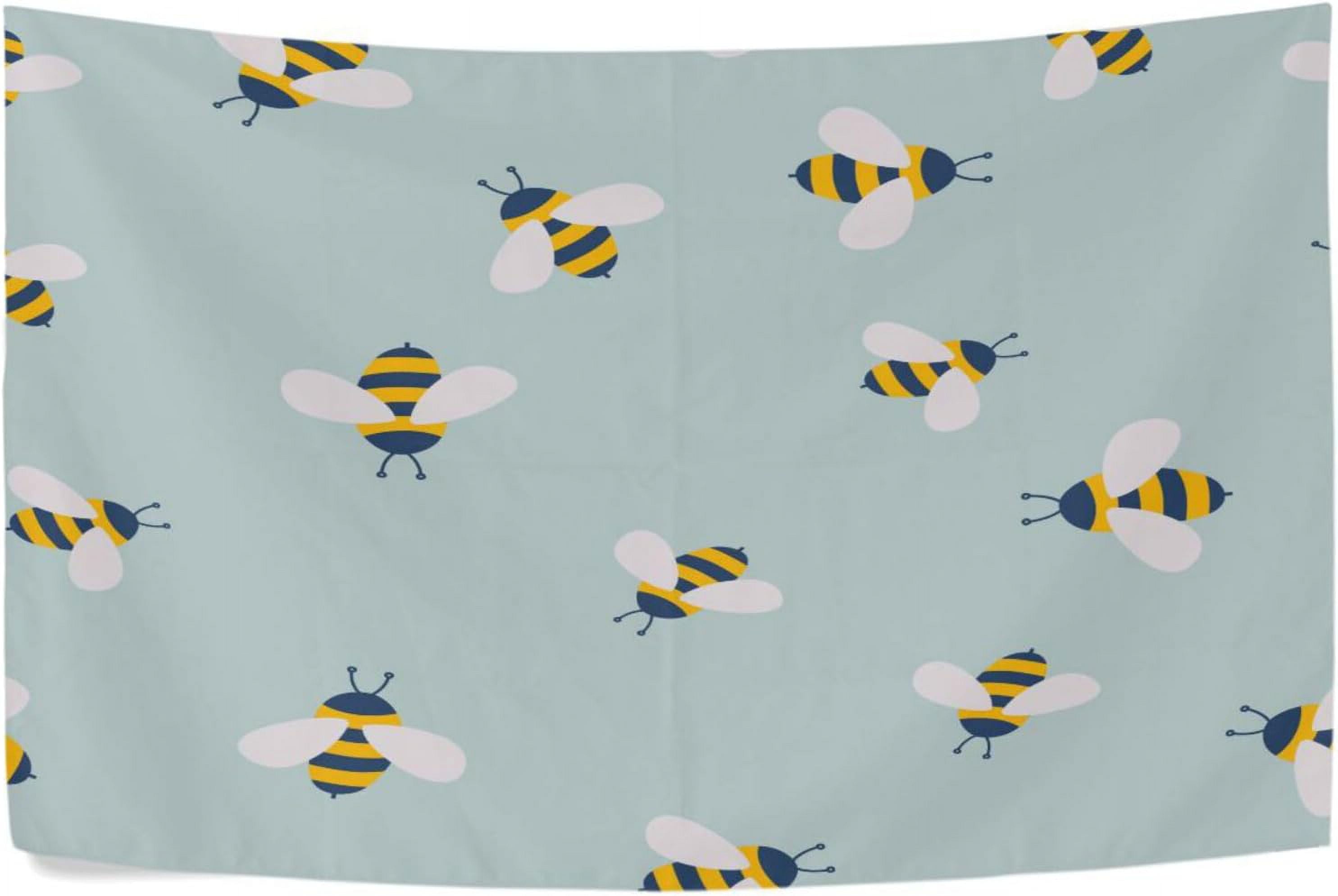 Bee Tapestry Aesthetic Tapestry Wall Hanging 90" x 60" Inches Home ...