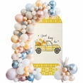 Bee Trucks Arch Backdrop Cover 7.2 FT Sweet Honey Bee Daisy Flower ...