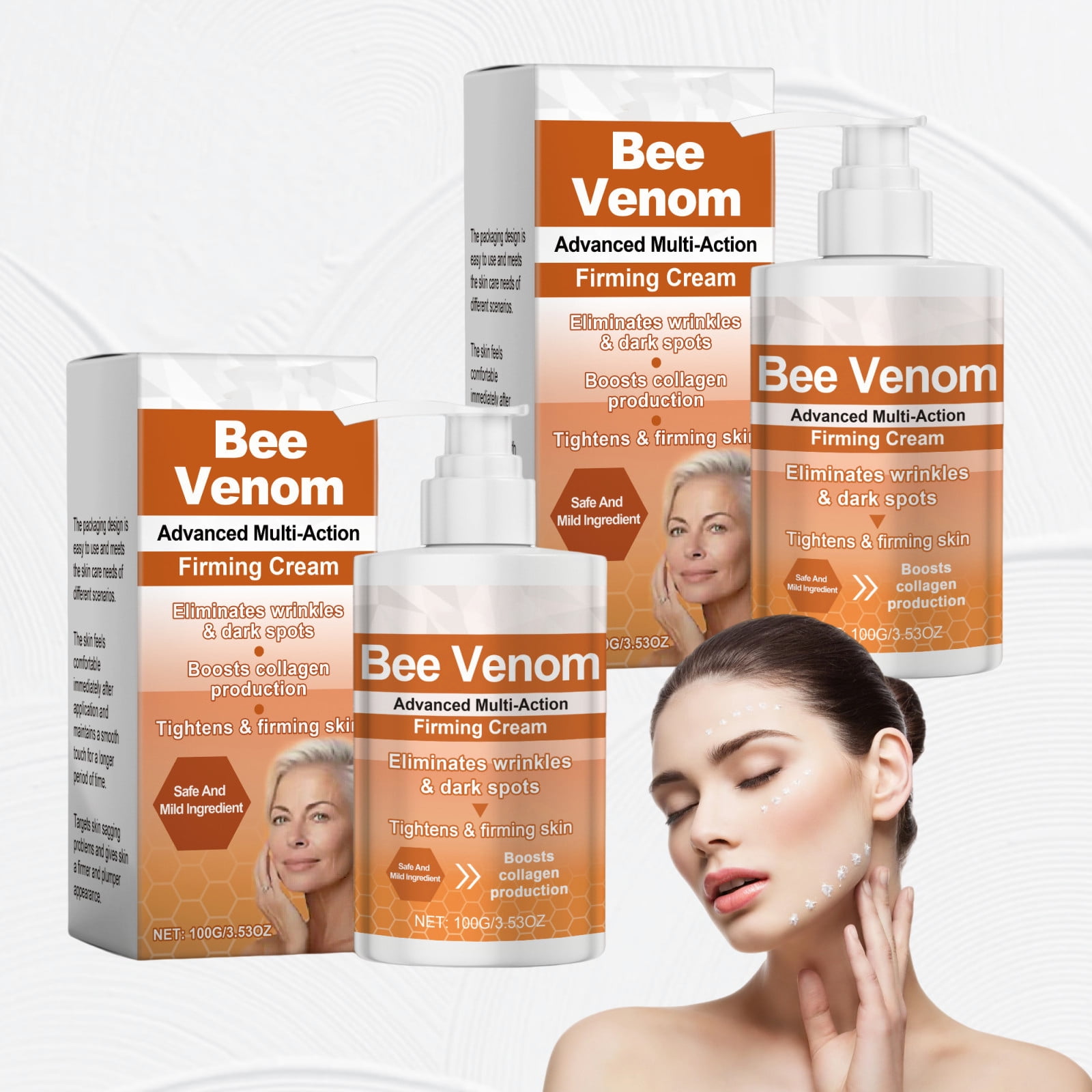 Bee V Enom Advanced Multi-Action Firming Cream, 2025 New Professional Skin Firming Wrinkle ...