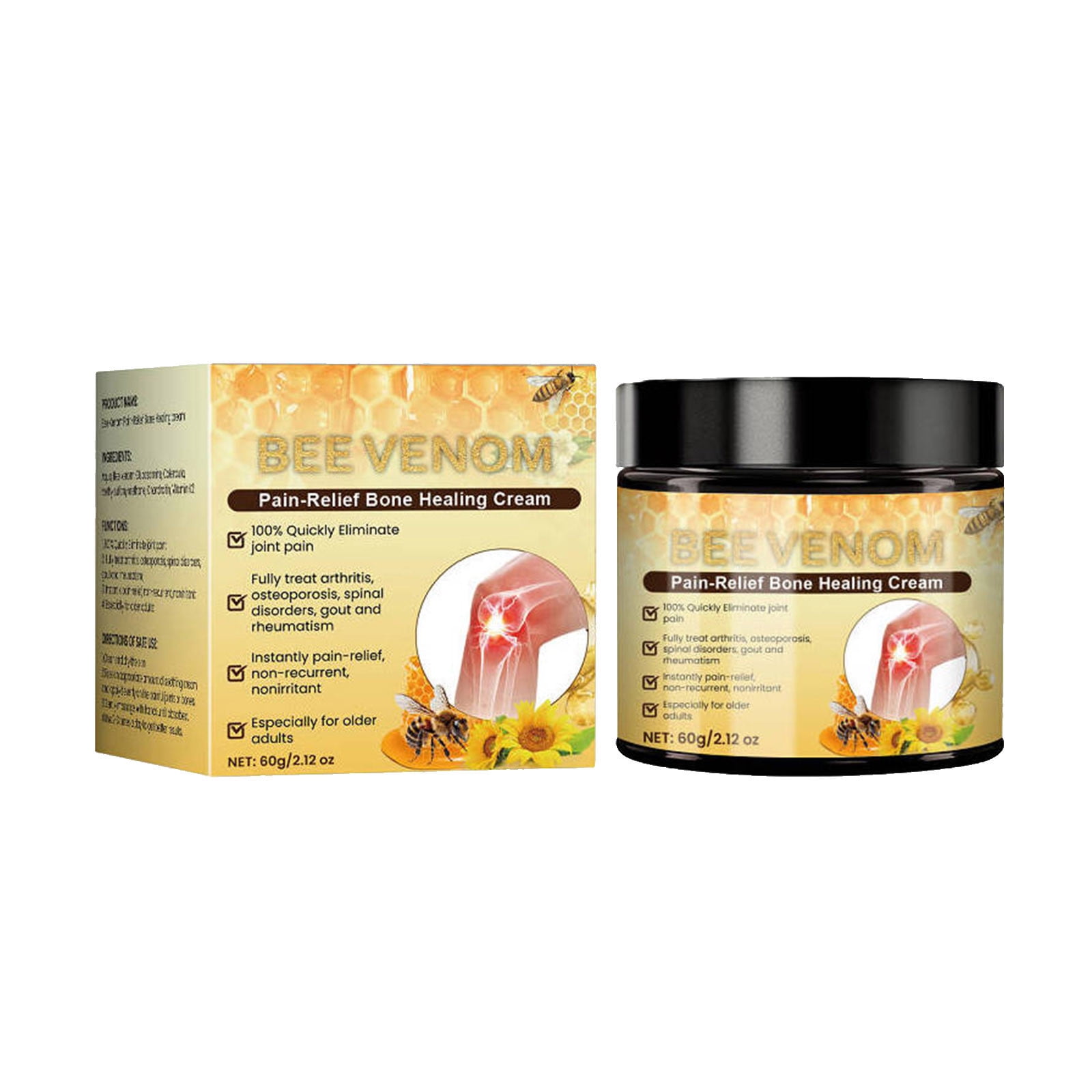 Bee V-eno？m Joint Care Cream Joint Massager Repairing And Moisturizing ...