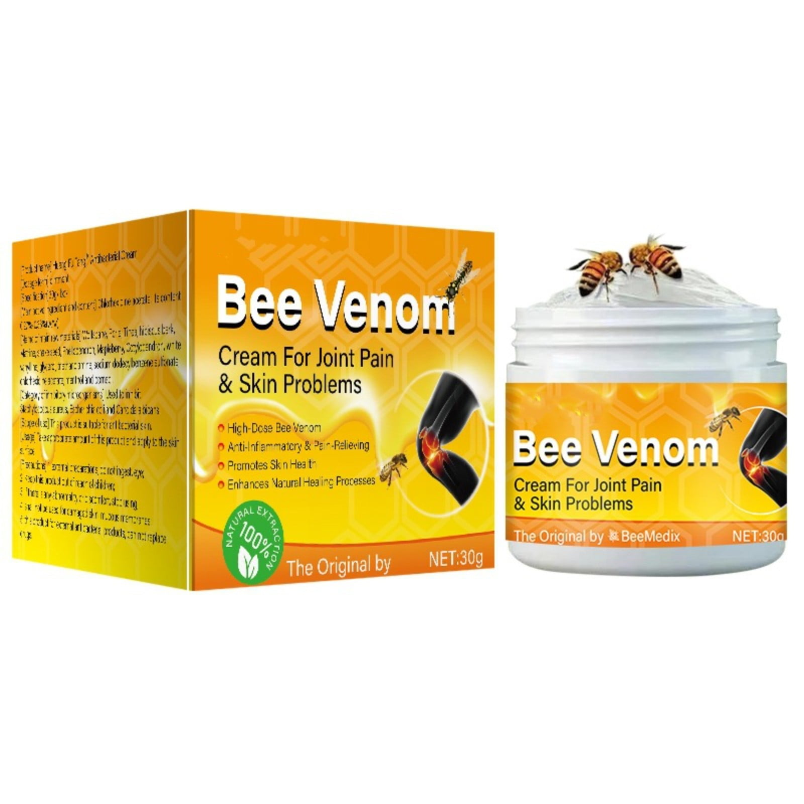 Bee V-eno？m Joint Sting Poison Care Cream Relieves Muscle Soreness And ...