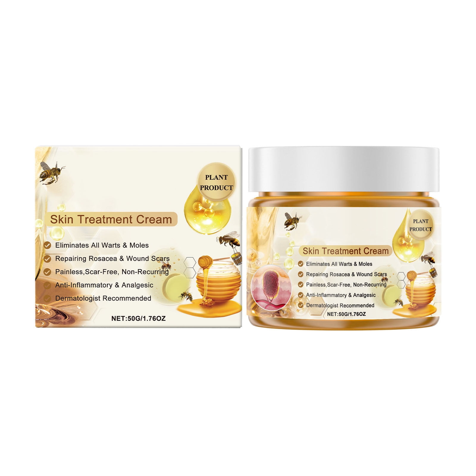Bee V-eno？m The Skin Care Cream Activates The Skin, Rejuvenates It ...