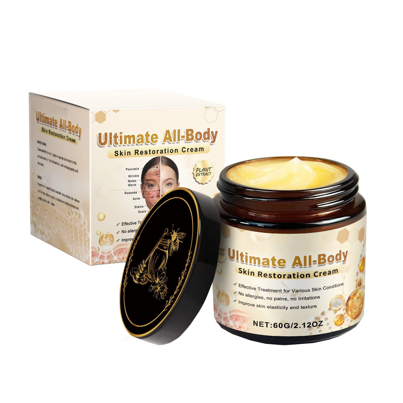 Bee V-eno？m Skin Care Cream Moisturizes, Hydrates, Hydrates And Cools ...