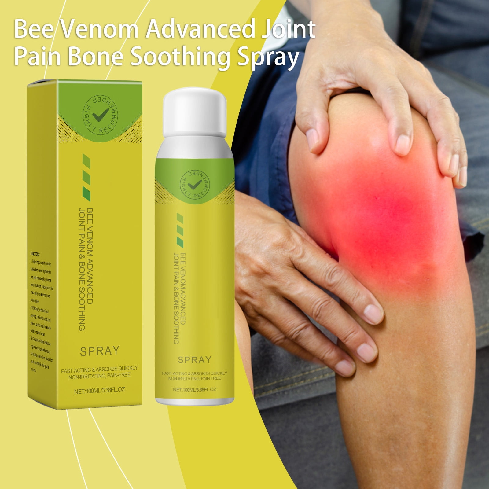 Bee Vénom Bee Advanced Joint Pain Soothing Spray,Bee Joint Spray; Joint ...