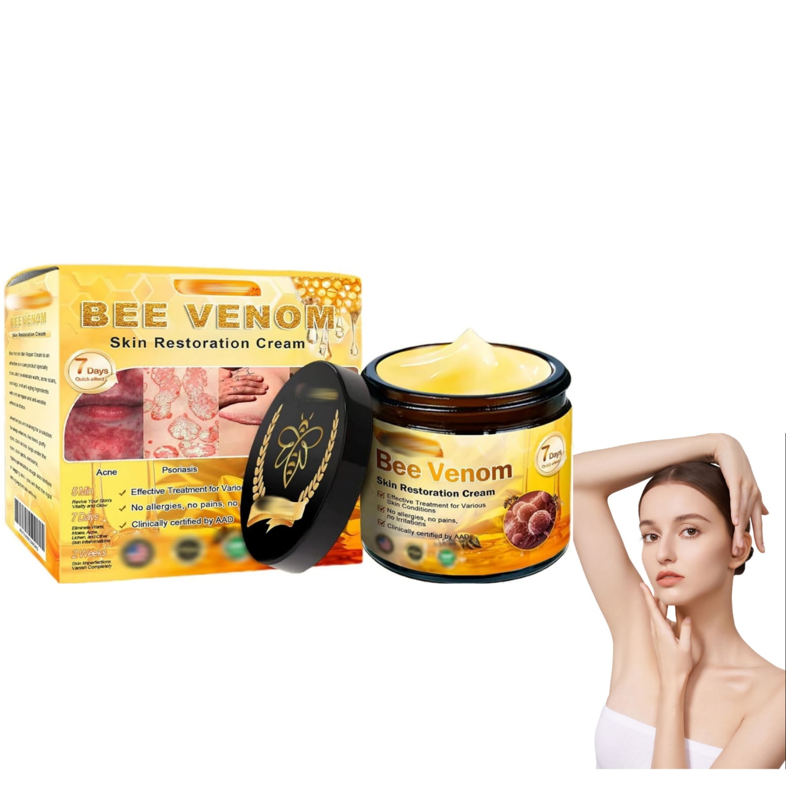 Bee Vé®nom All-Body Skin Treatment Cream, Professional wasp fluidCream, Bee fluid Skin Therapy ...