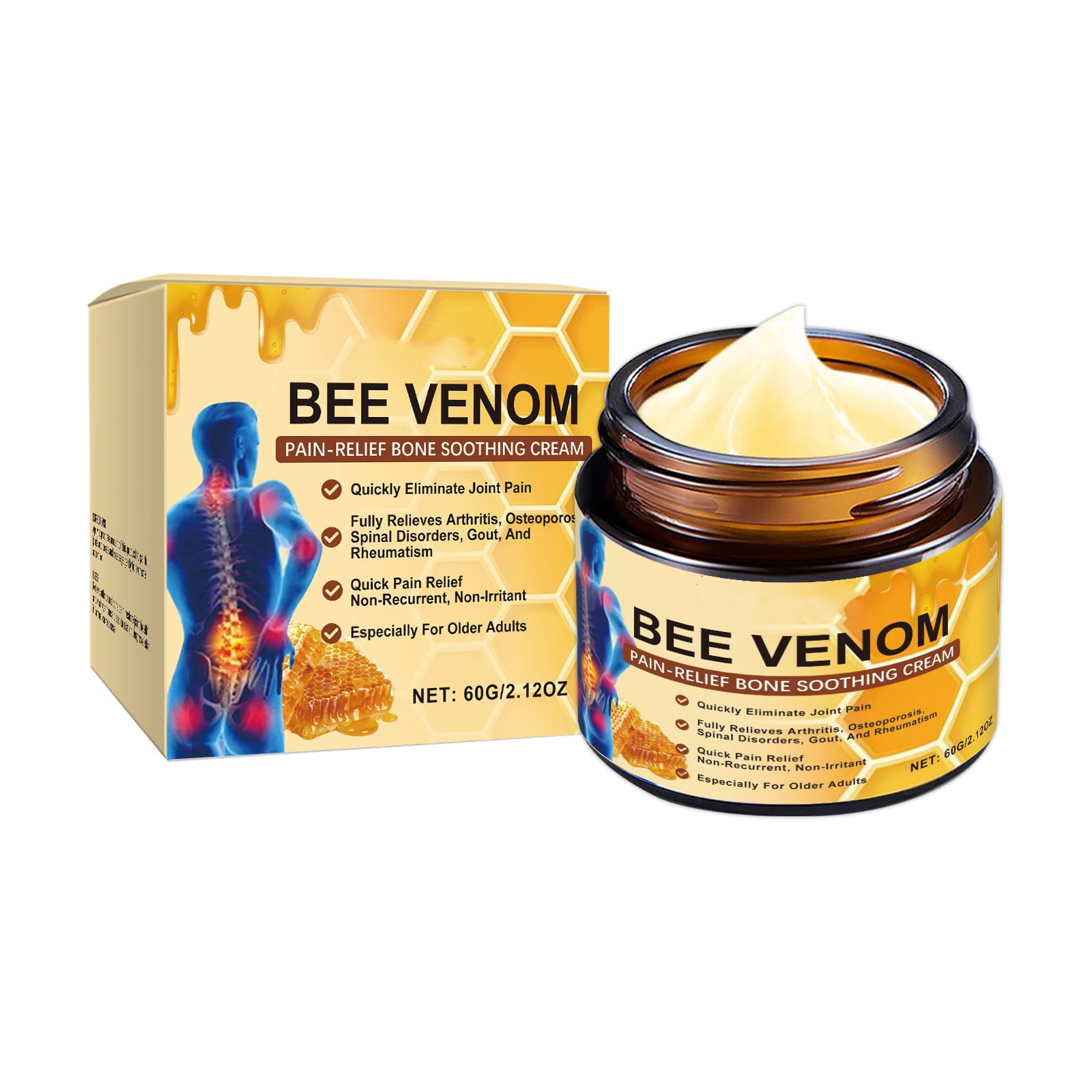 Bee Vénom Botox Joint Cream, Soothing Joint Discomfort, Portable ...