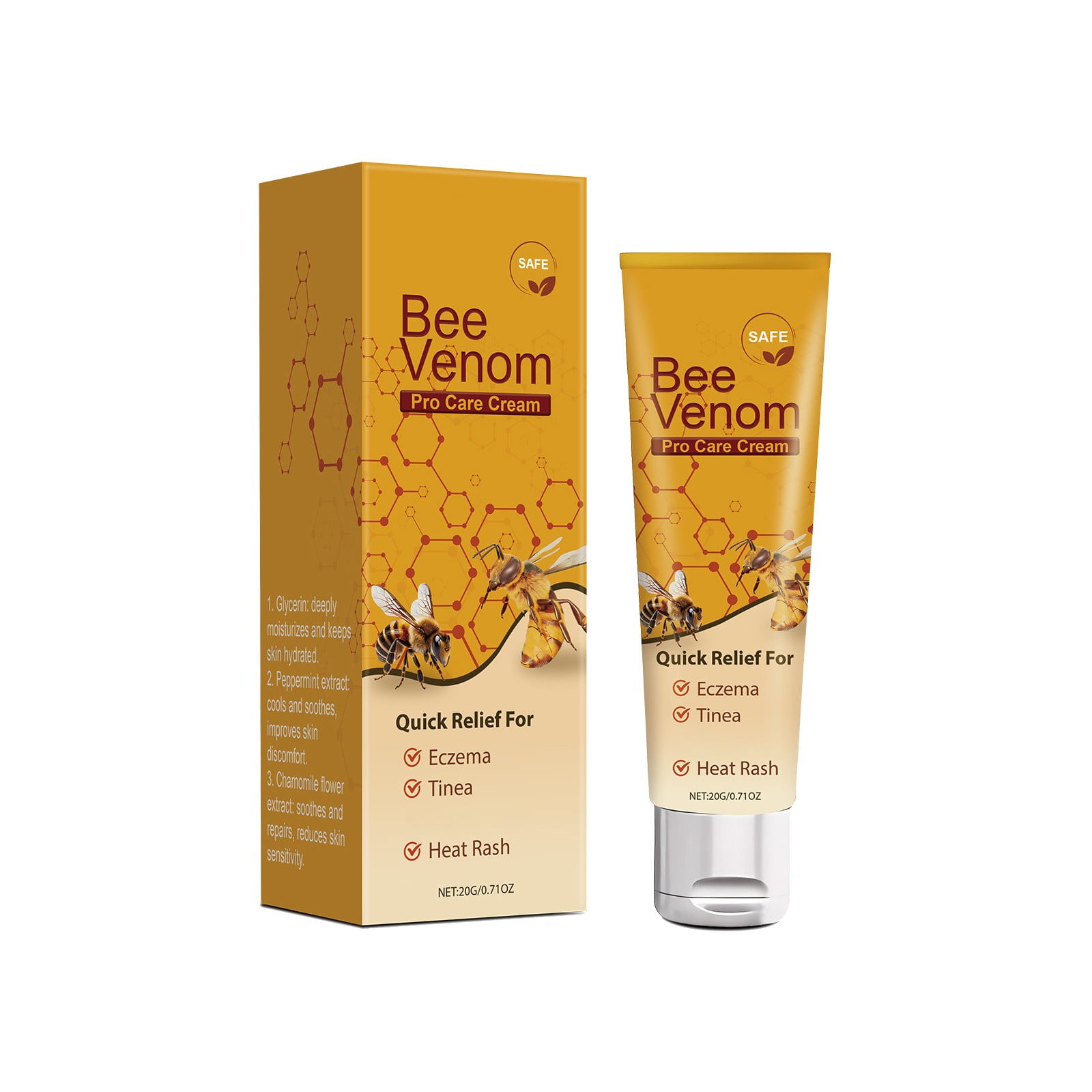 Bee Vénom Cream Soothes And Repairs Redness Scaly Skin Redness Swelling ...