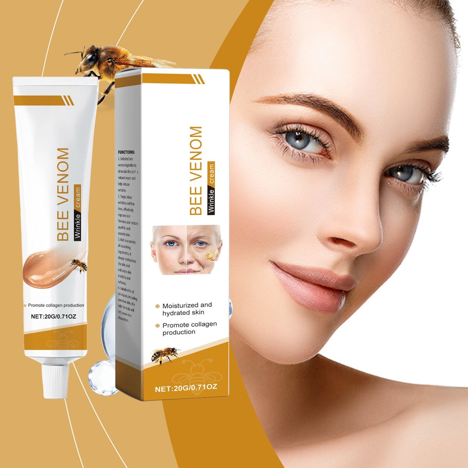 Bee VÃ©nom Facial Care Lift Cream:Hydrating, , Delicate, Rejuvenating, And Soft Skin Care Cream ...