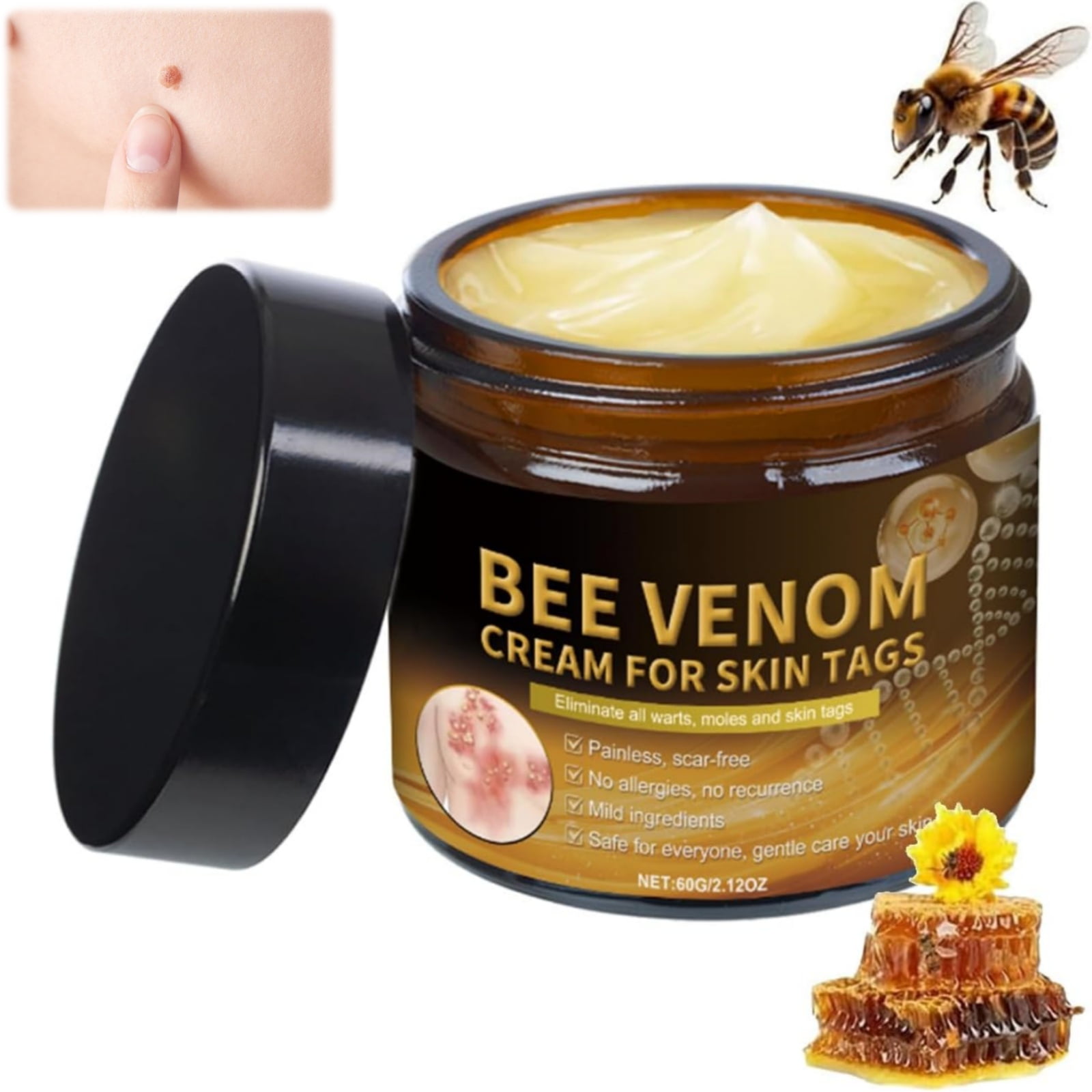Bee Vénom Skin Treatment Cream,Bee Vénom Cream,Effectively reduces all ...
