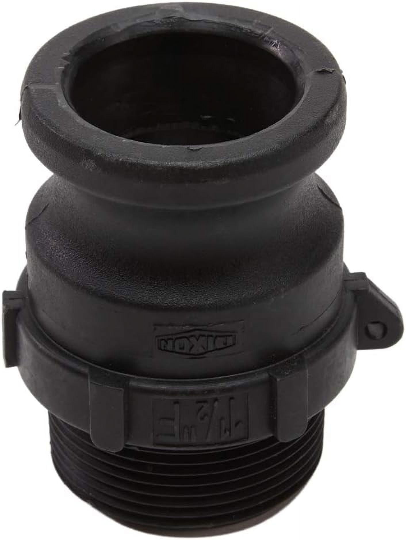 Bee Valve 1 1/2" x 1 1/2" PVC Camlock Fittings - Plastic Hose Coupler ...