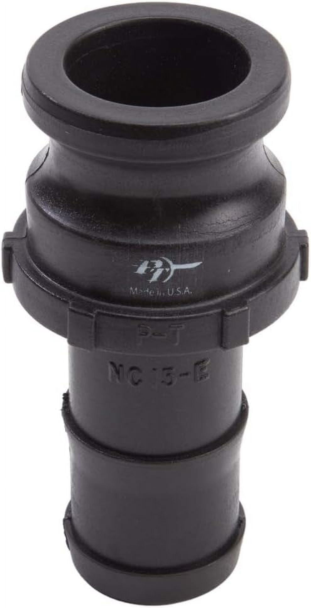 Bee Valve 1 1/2" x 1 1/2" PVC Camlock Hose Shank Fitting - Plastic Hose ...