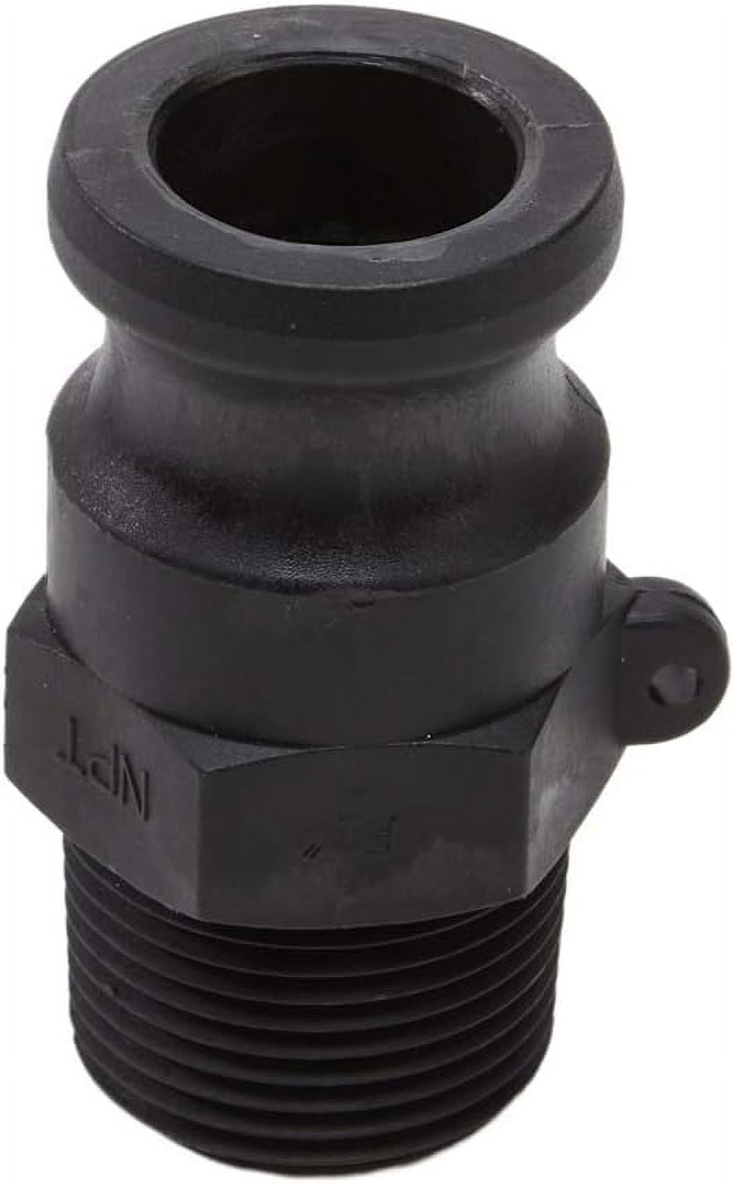 Bee Valve 1" x 1" PVC Camlock Fittings - Plastic Hose Coupler - Poly ...