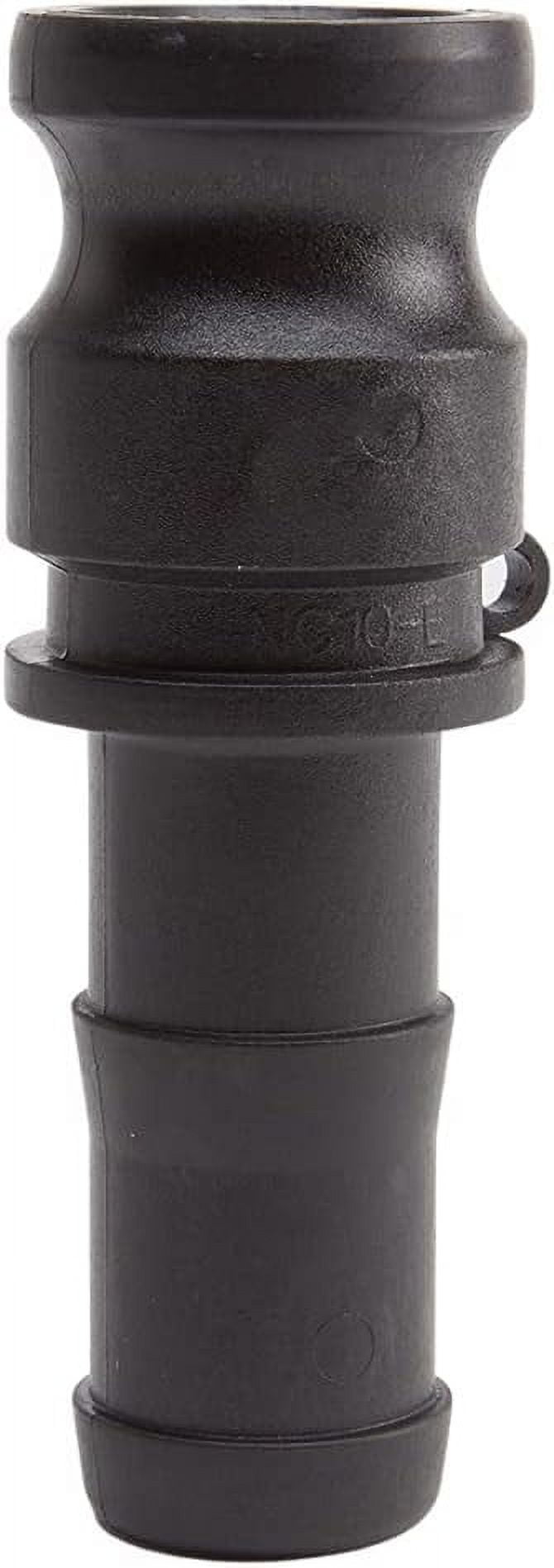 Bee Valve 1" x 1" PVC Camlock Hose Shank Fitting - Plastic Hose Barb ...