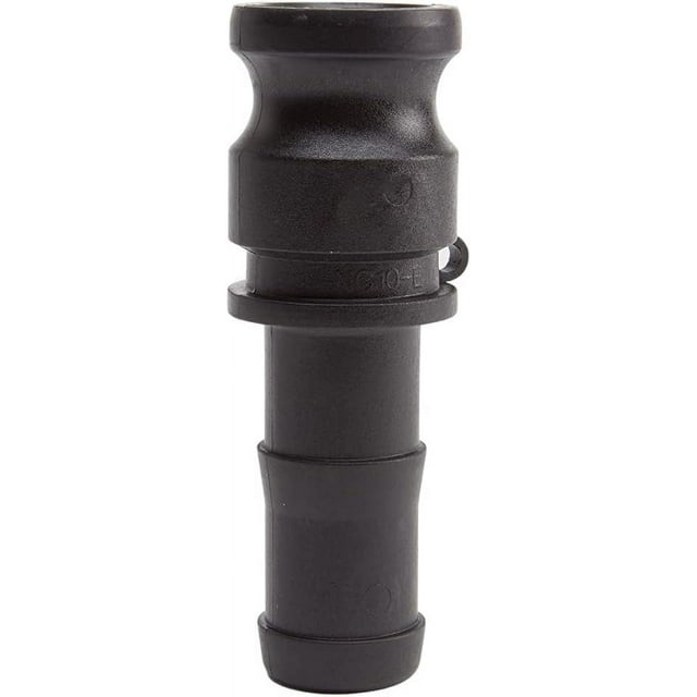 Bee Valve 1" x 1" PVC Camlock Hose Shank Fitting - Plastic Hose Barb ...