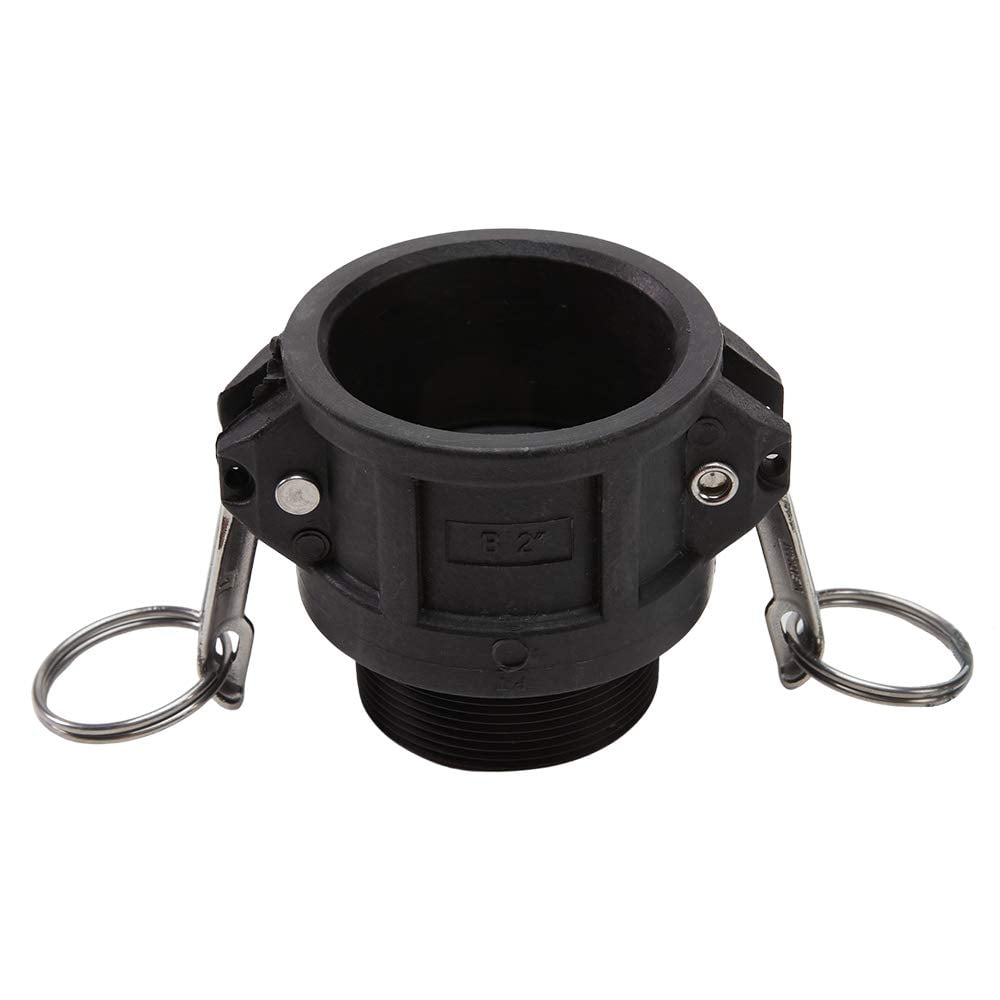 Bee Valve 2" x 2" PVC Camlock Fittings - Plastic Hose Coupler - Poly ...
