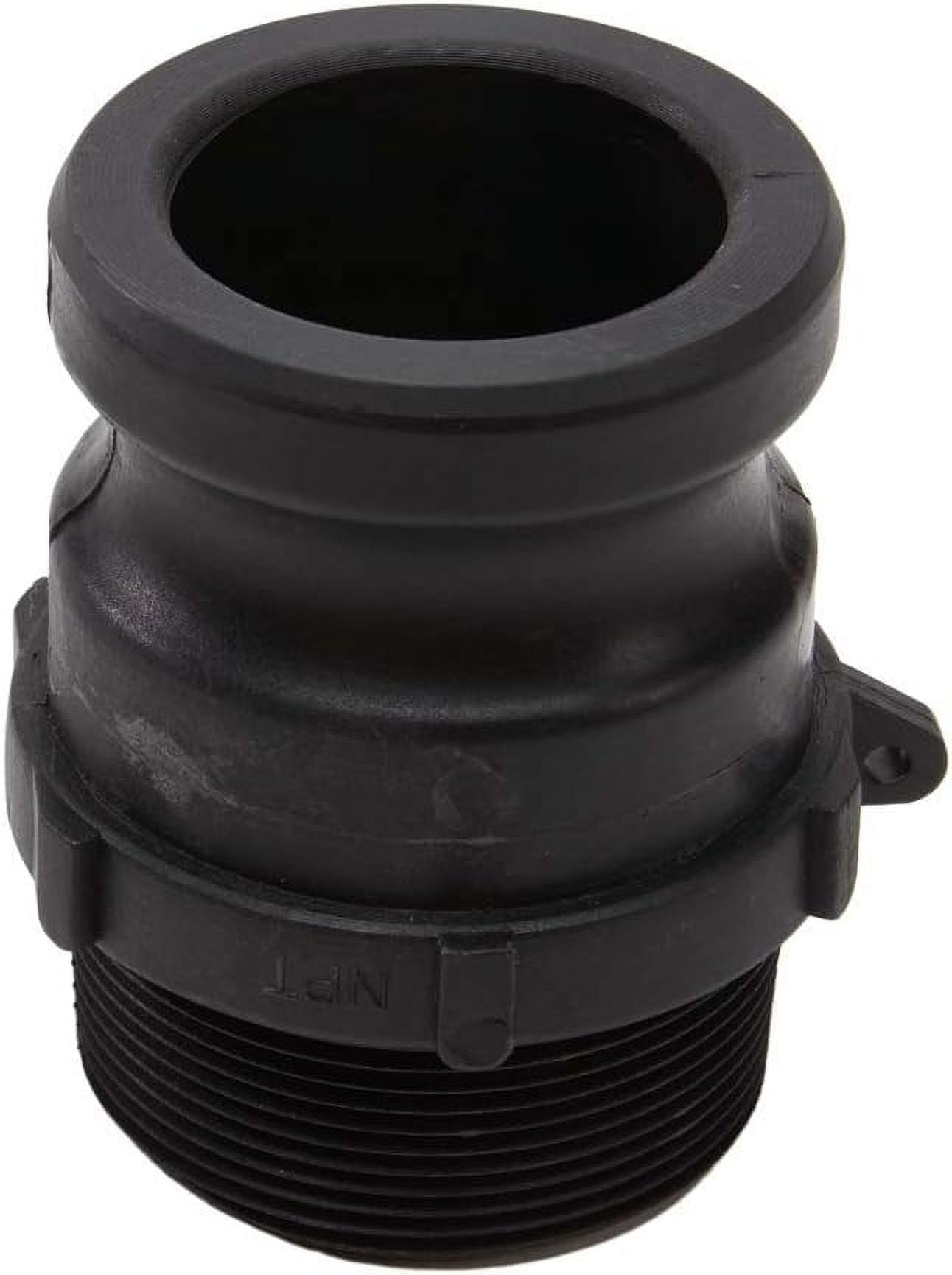 Bee Valve 2" x 2" PVC Camlock Fittings - Plastic Hose Coupler - Poly ...