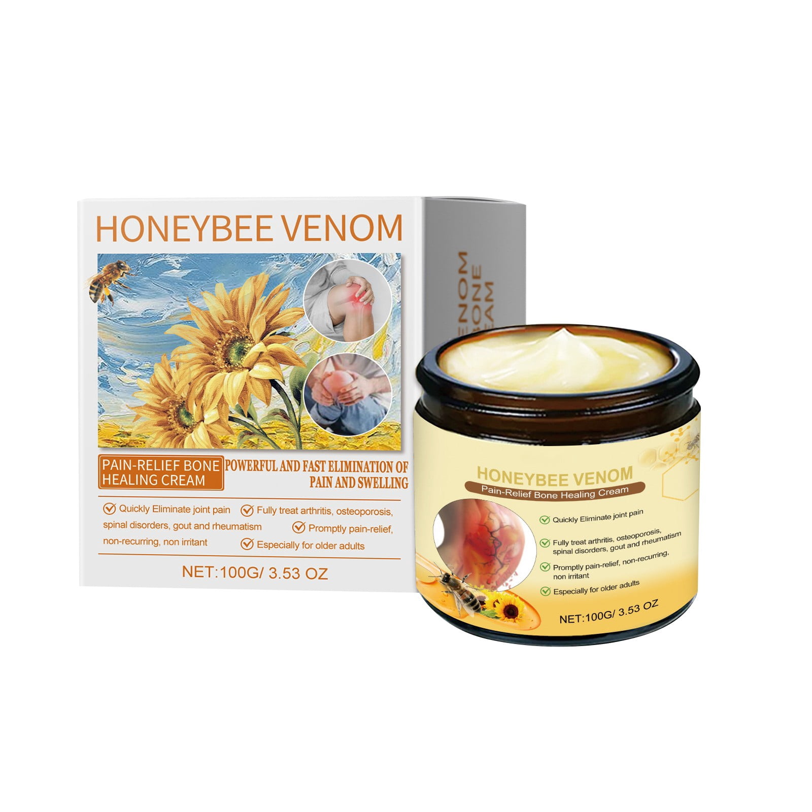 Bee Ve?nom Joint Care Balm Full Body Joint Relief Moisture Comfort Balm ...