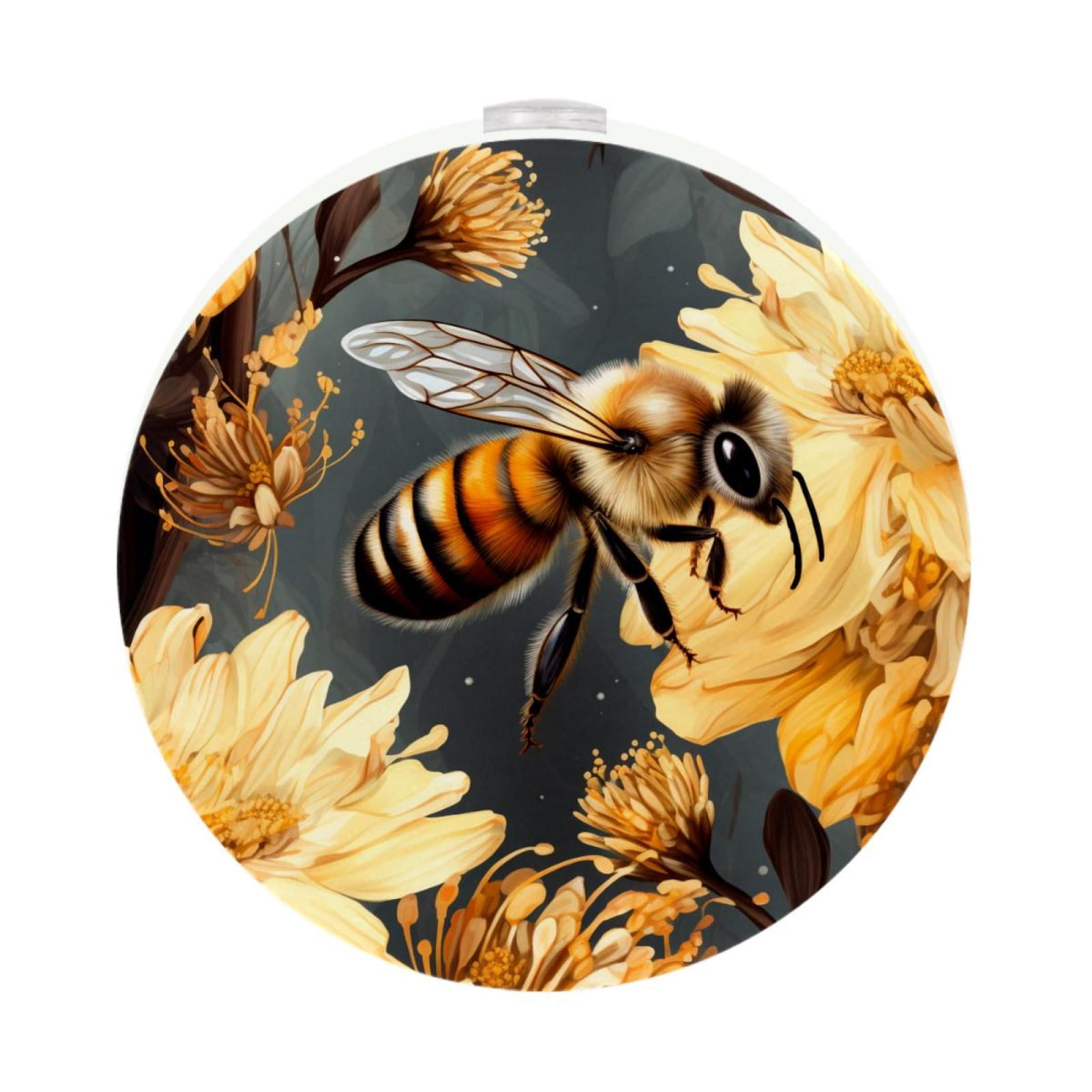 Bee Wall Light Night Lights Set of 2 - LED Small Light for Room ...