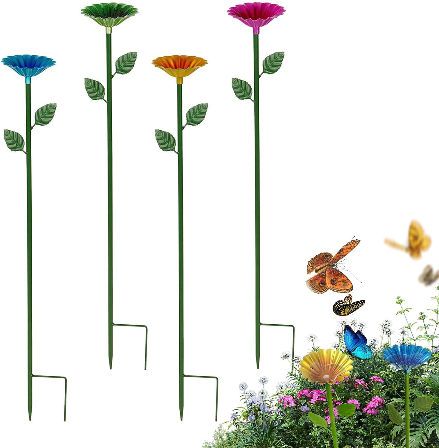 Bee Watering Station, 4 Pack Bee Cups Water for Bees Garden, Butterfly ...