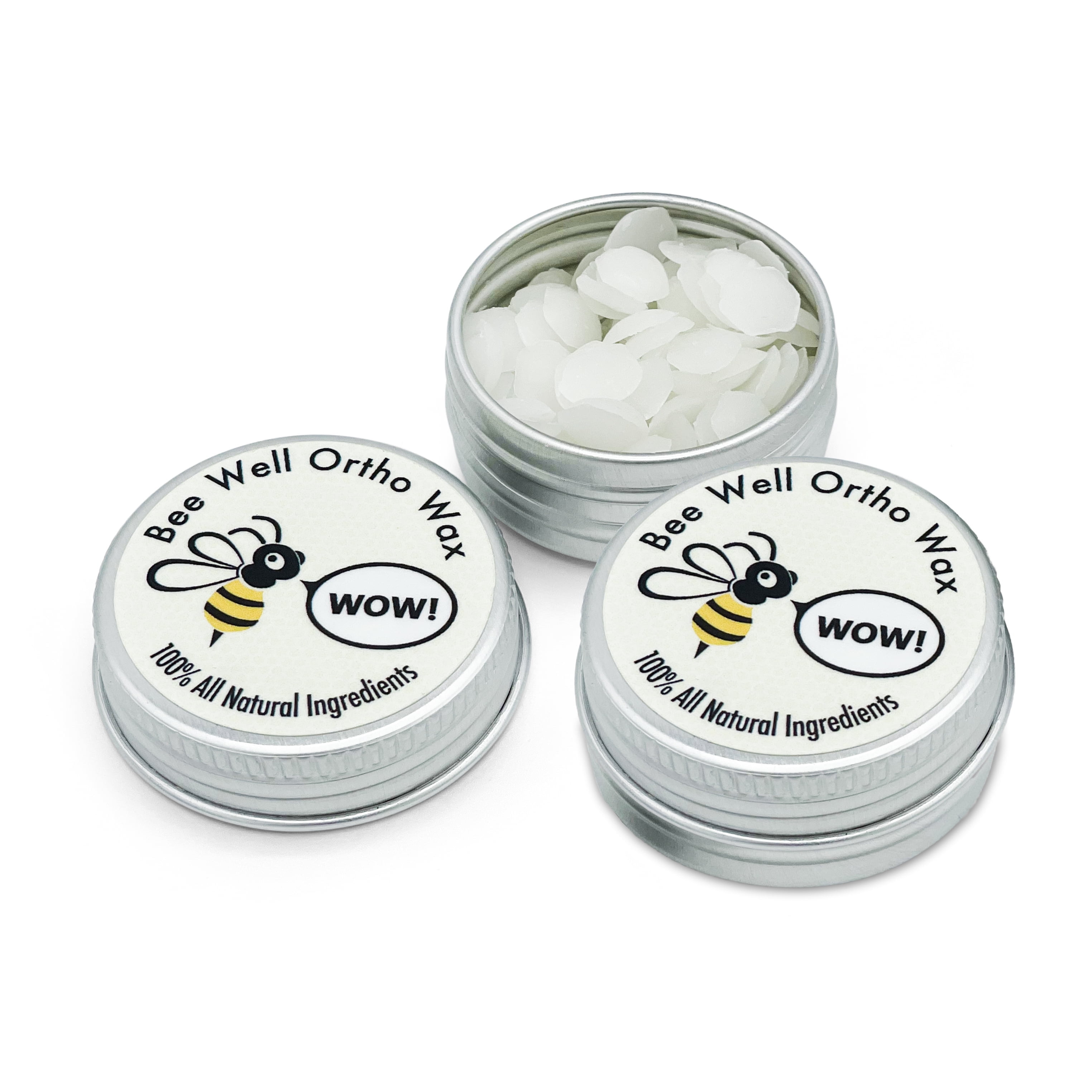Bee Well Ortho Wax | Pure | All Natural Extra Firm Braces Wax | Protect ...