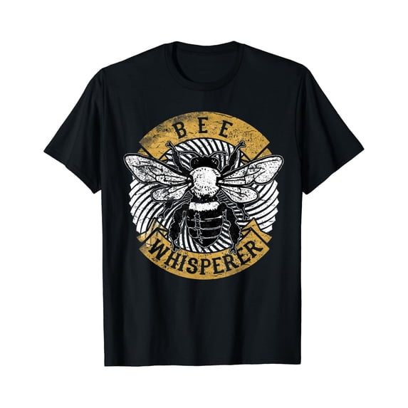 Bee Whisperer Beekeeper Honey Save The Bees Cute Insects T-Shirt ...