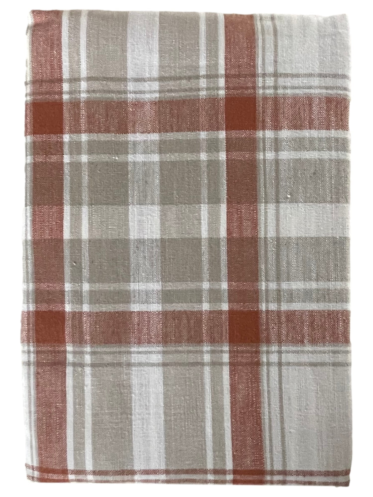 Bee & Willow Woven Autumn Plaid Fabric Tablecloth 70" Round - Walmart.com