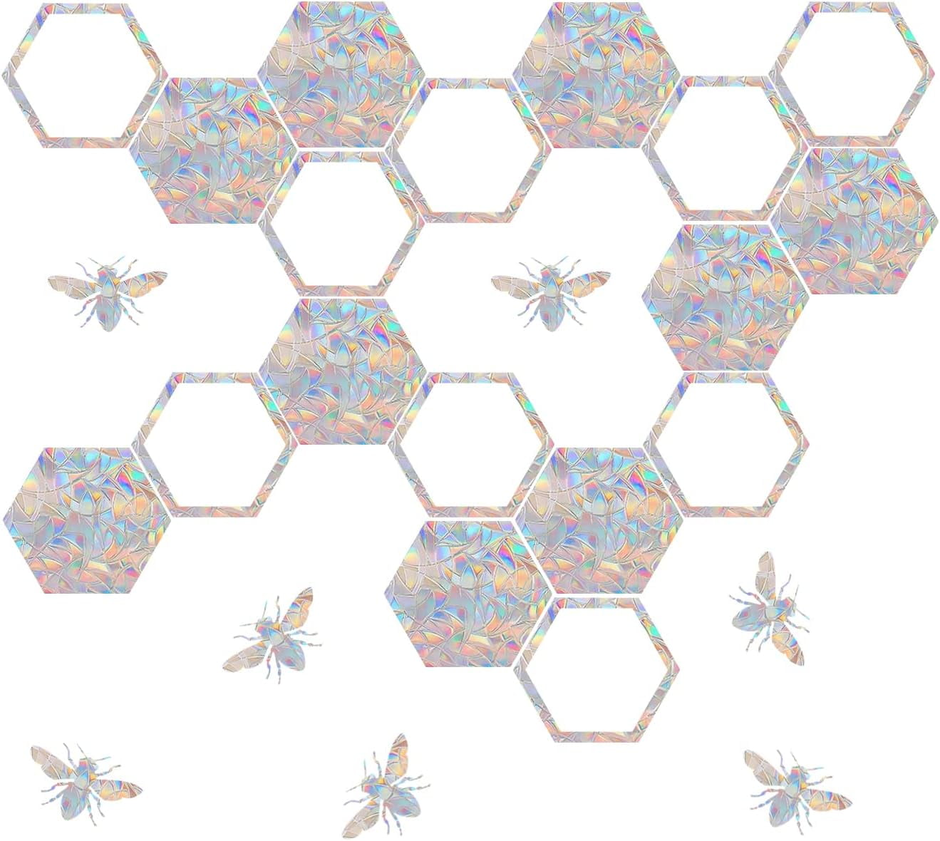 Bee Window Clings for Bird Strikes - Anti-Collision Stickers - Glass ...