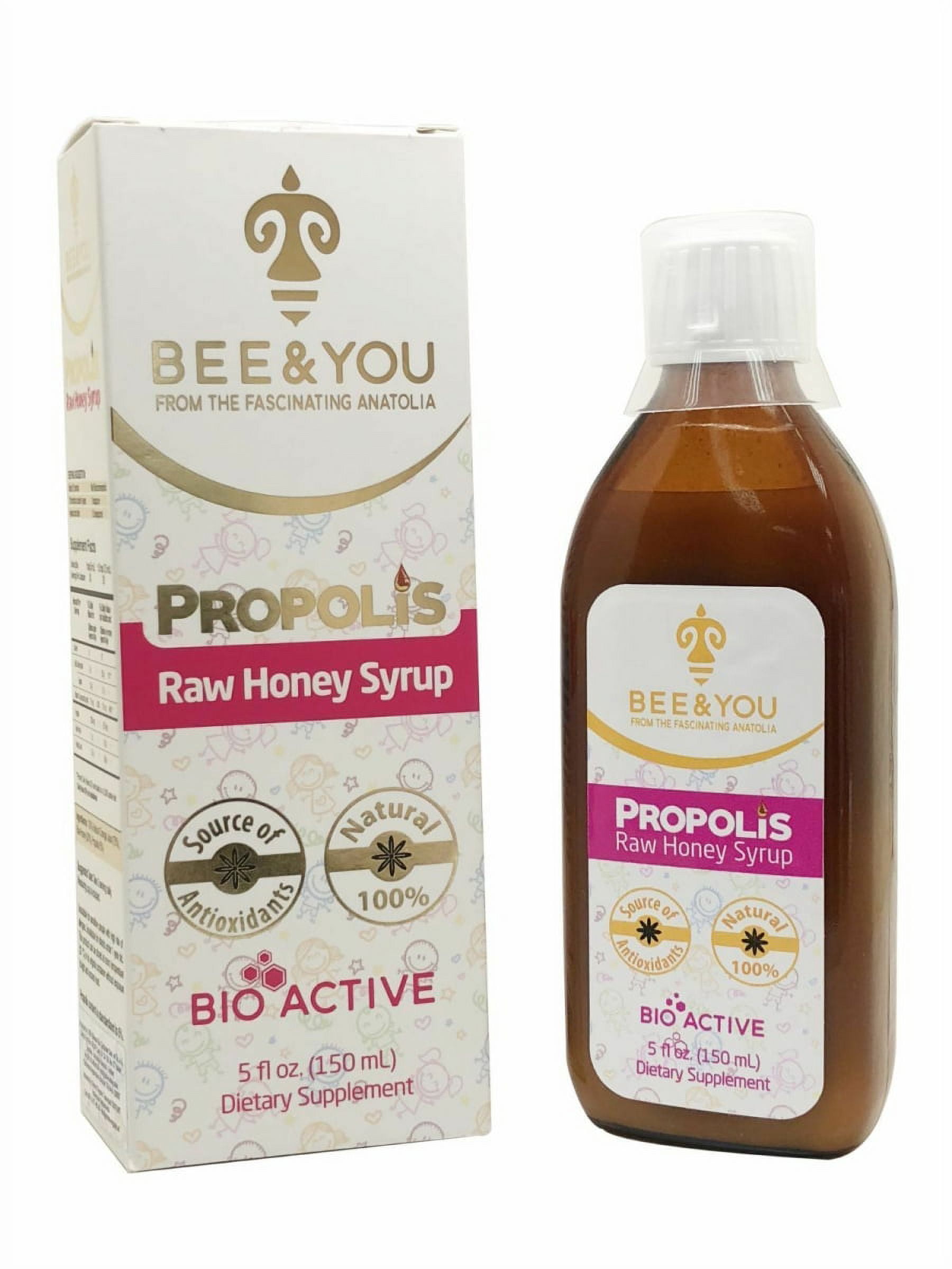Bee and You Propolis Cough Syrup with Honey & Orange Juice - 43% ...
