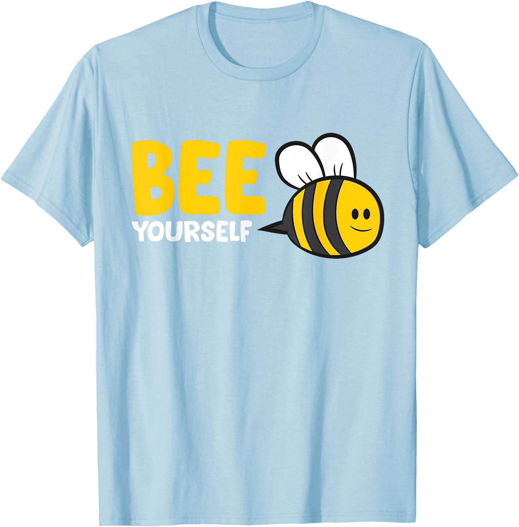 Bee Yourself Cute Kawaii Softstyle T-Shirt for Men Women Kids,Light ...