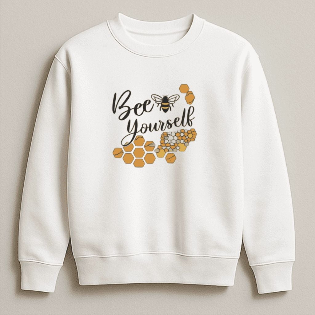 Bee Yourself Funny Cute Hobby Beekeeper Save The Bees Graphic ...