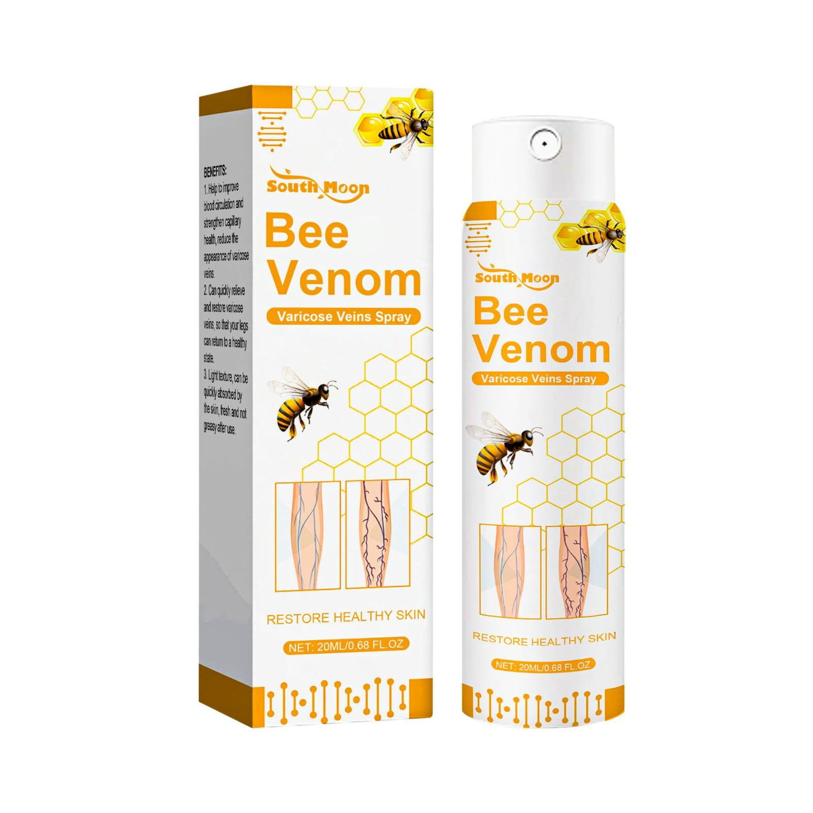 Bee and Venom Leg Care Spray Daily Relief Leg Discomfort - Walmart.com