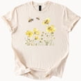 Bee and Yellow Wildflower Graphic Tee Botanical Garden Nature Shirt ...