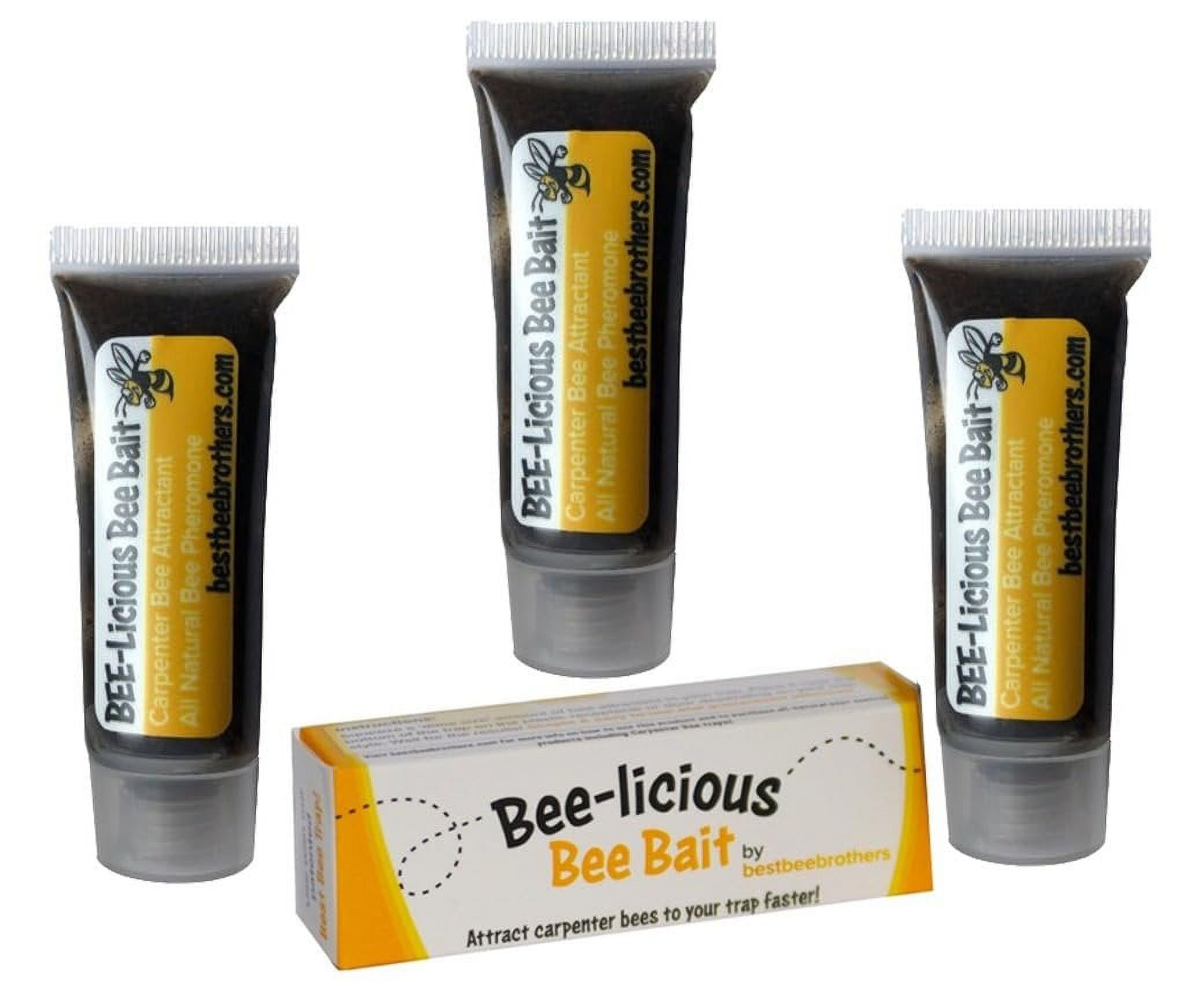 Bee-licious Bee Bait 3 Pack by Best Bee Brothers Attractant for Carpenter Bees - Walmart ...