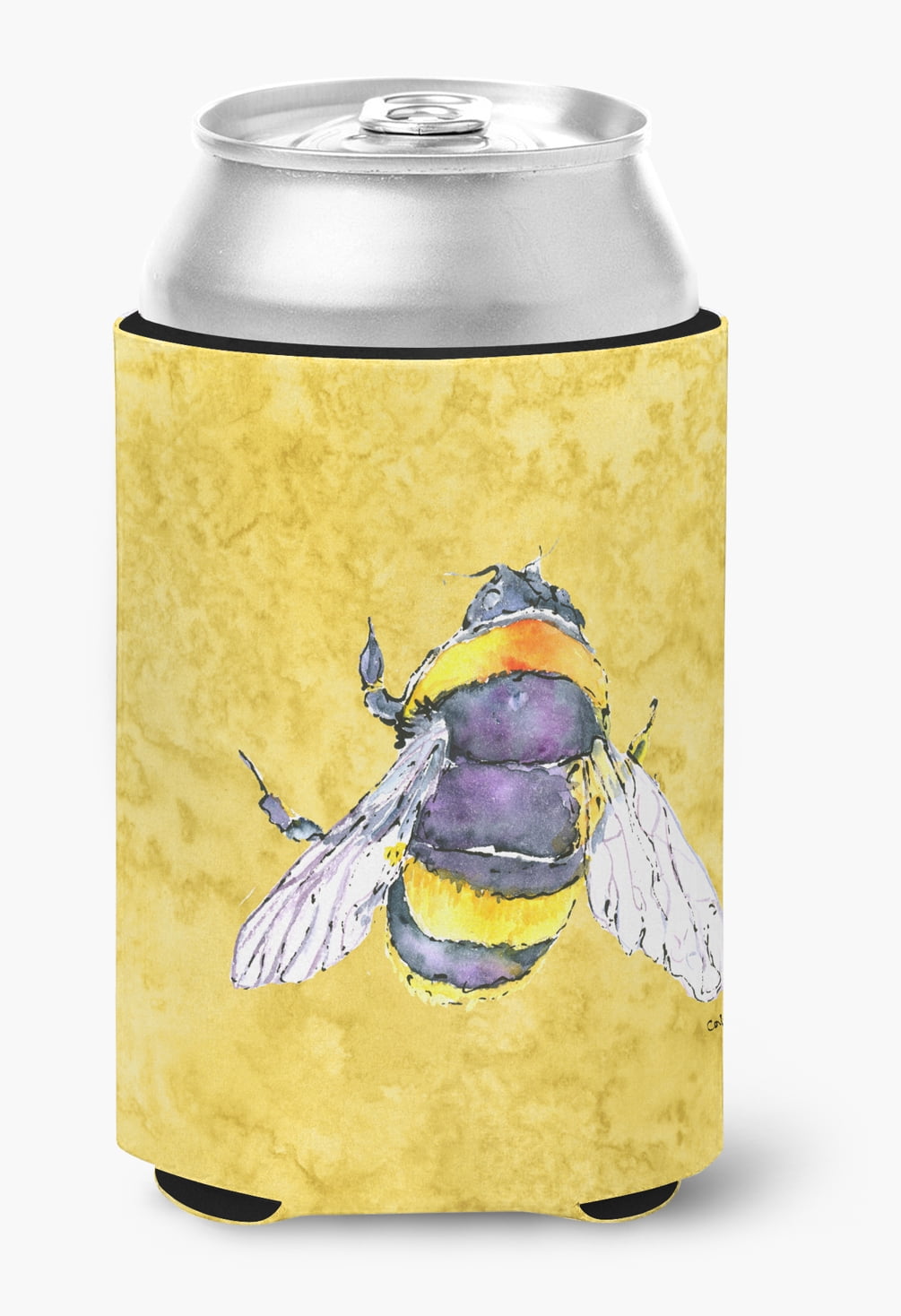 Bee on Yellow Can or Bottle Beverage Insulator Hugger - Walmart.com