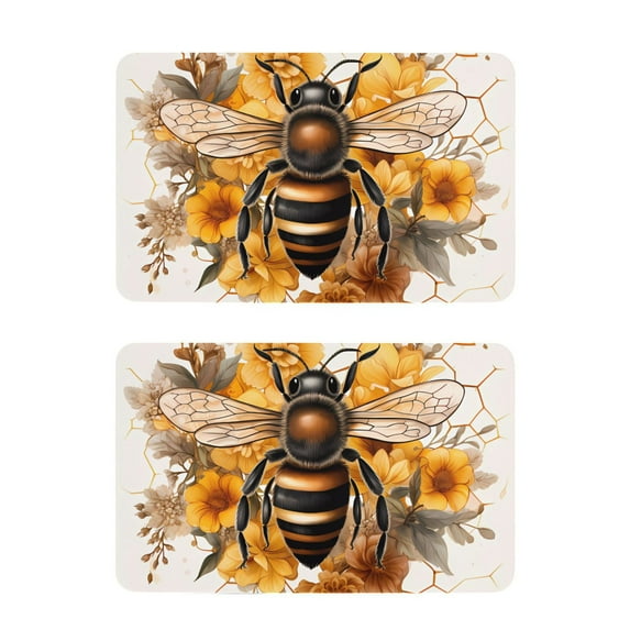 Bee with Honey Fridge Magnetic Sticker Refrigerator Magnets Kitchen ...