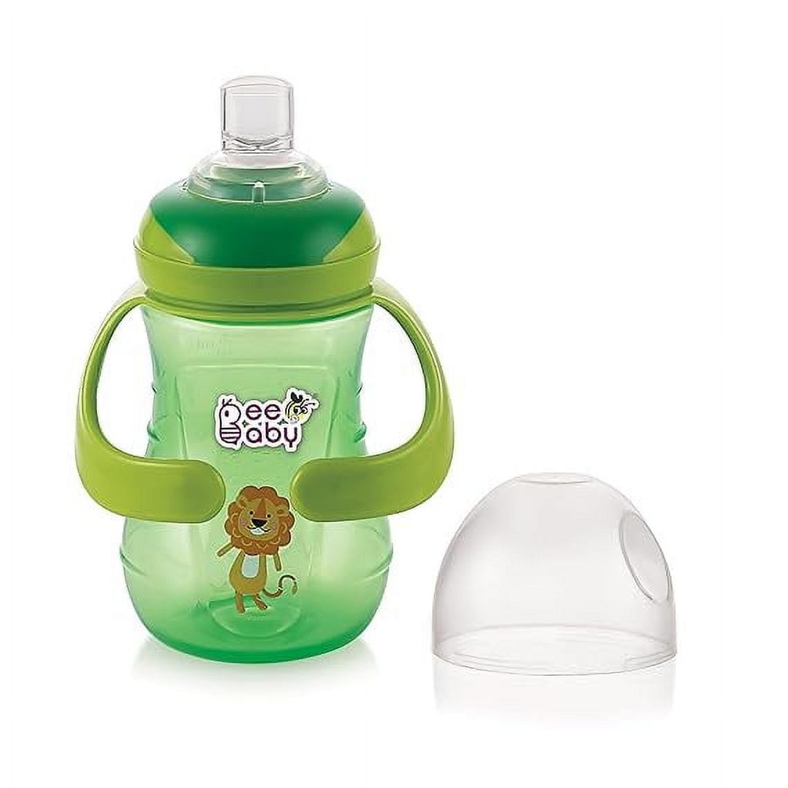 BeeBaby Flippy Straw Cup With Handle 240 ML / 8Oz.-Green - Walmart.com