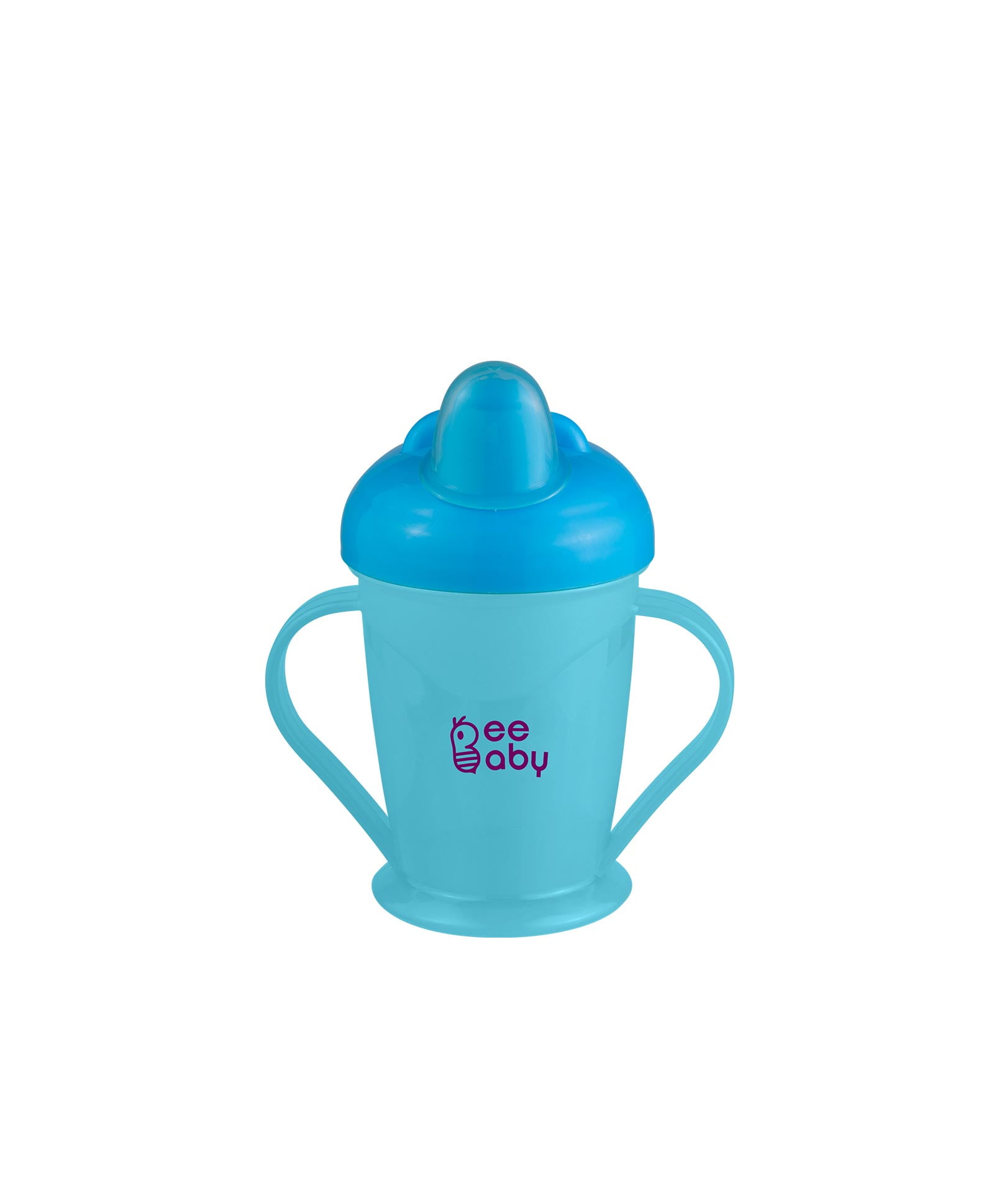 BeeBaby twin handle hard spout sipper single colour 180 ML / 6Oz.-Blue ...