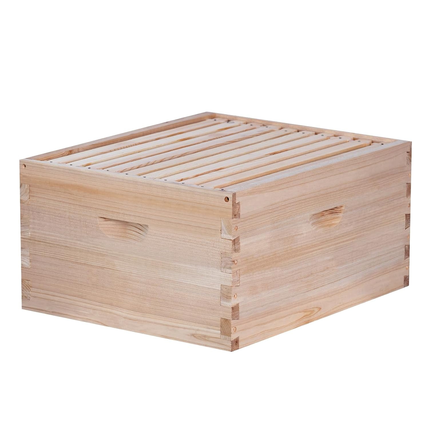 BeeCastle 10 Frame Deep Brood Bee Hive Box, Langstroth Honey Bee Hive ...